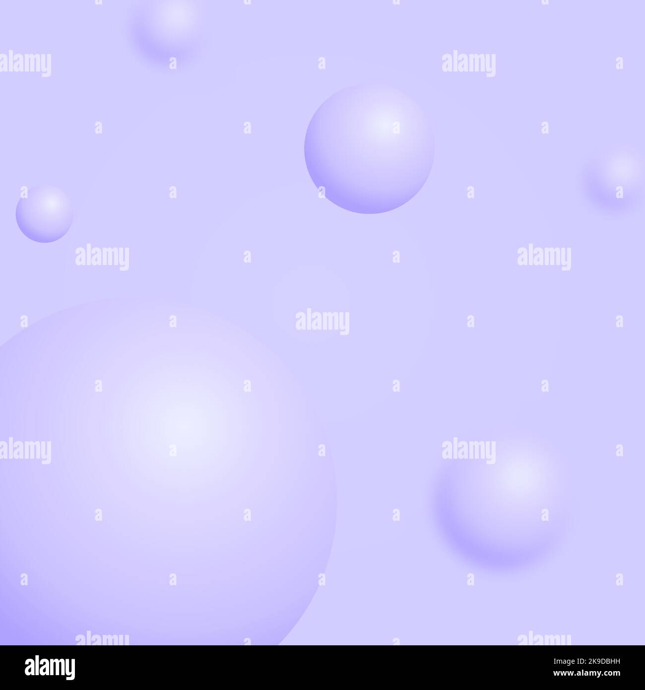 Abstract liquid fluid circles light purple color background. Square ...
