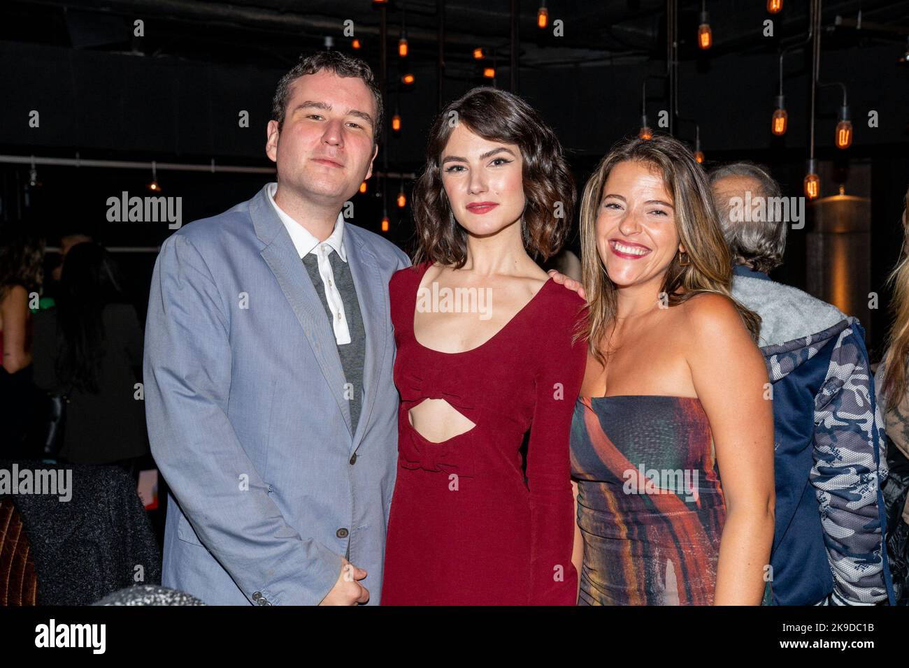 Michael Boland, Katie Boland and Paula Brancati attend the “We’re All ...