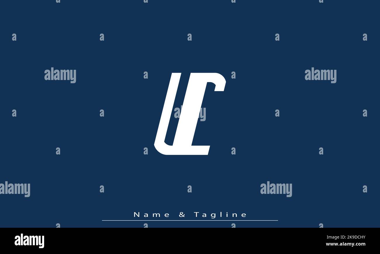 Alphabet letters Initials Monogram logo UC , CU Stock Vector Image ...