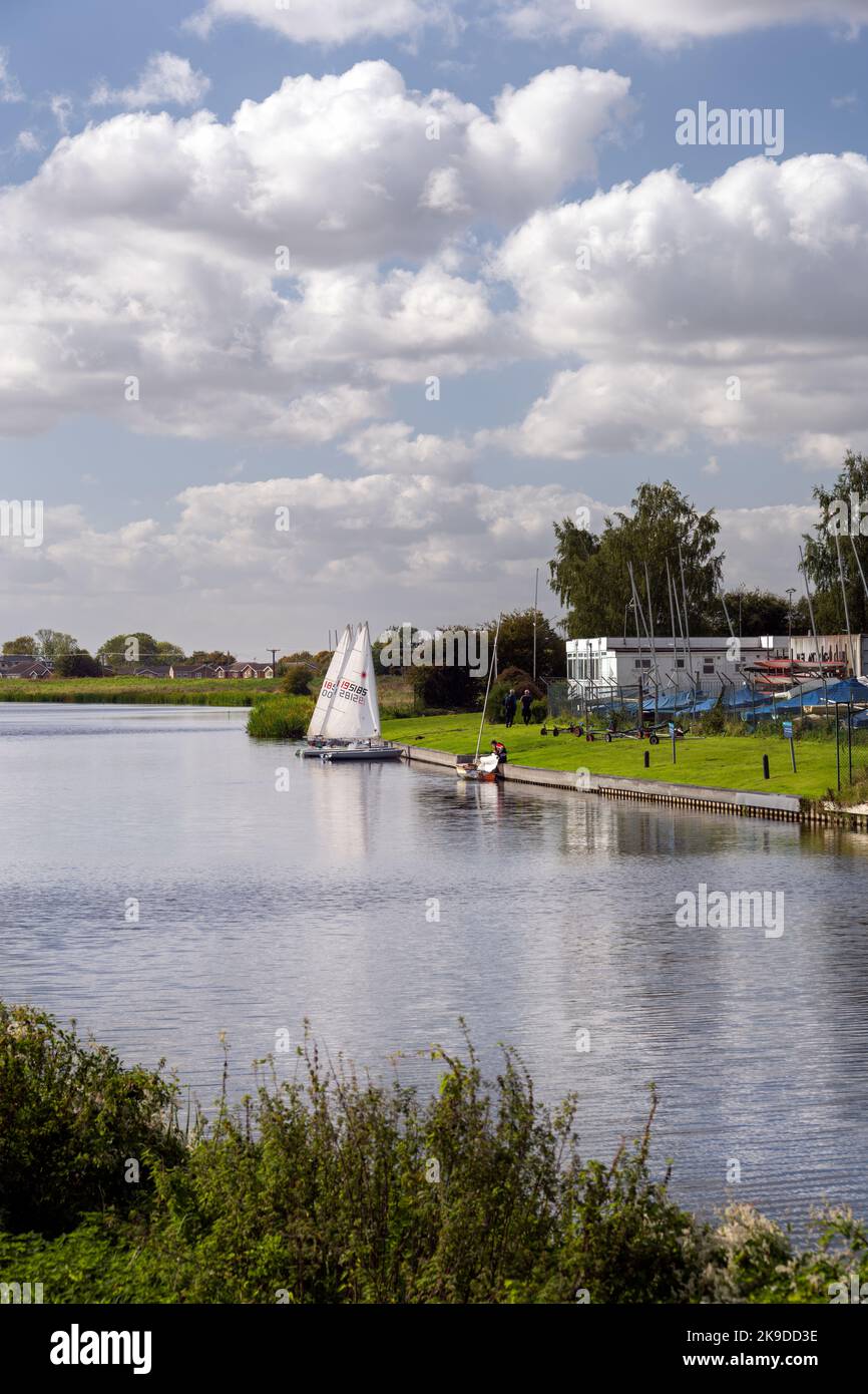 SPALDING, ENGLAND - OCTOBER 2nd, 2022: Welland Yatch Club in Spalding ...