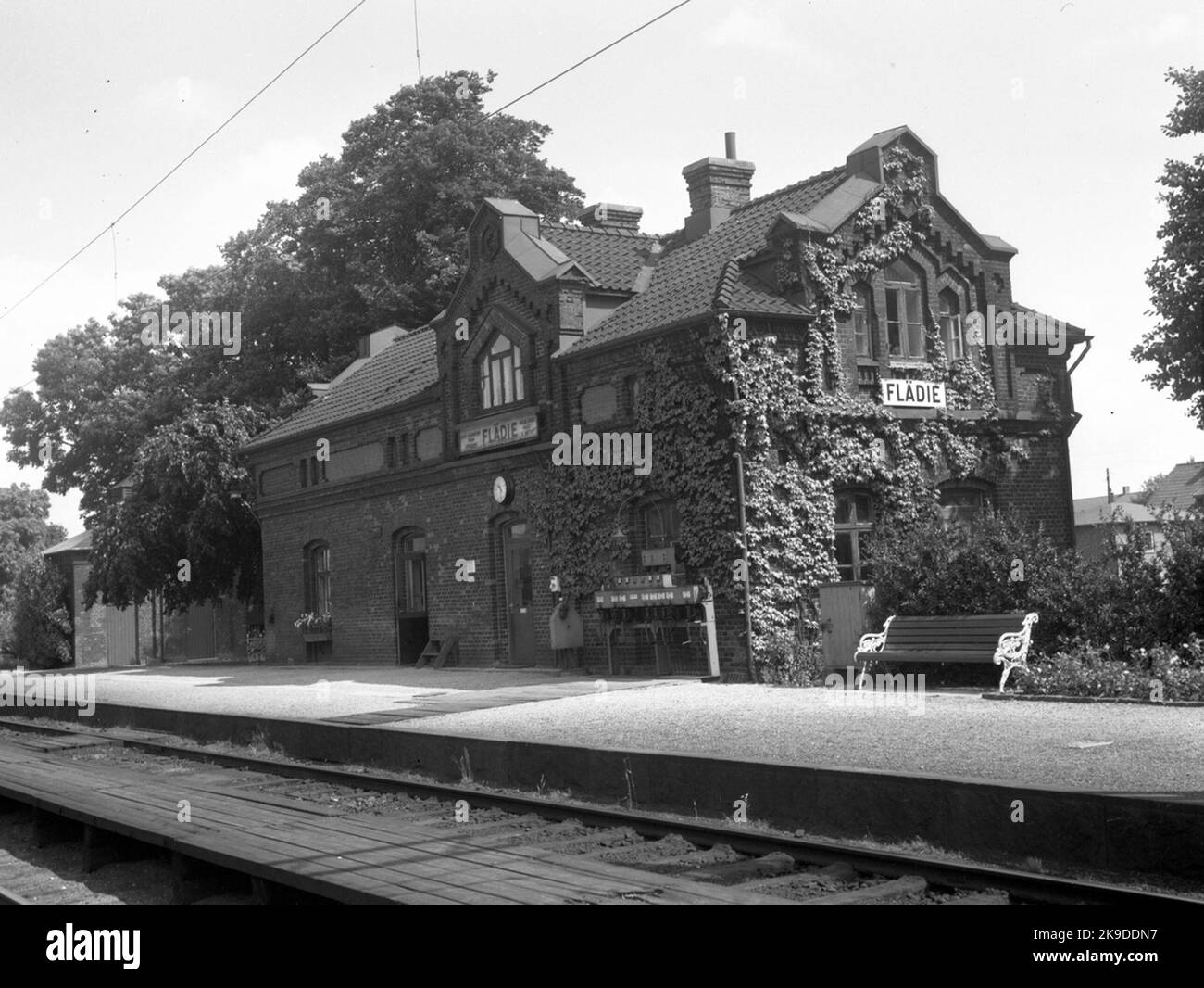 Malmö - Billesholms Railway, MBJ, Flädie Railway Station Stock Photo ...