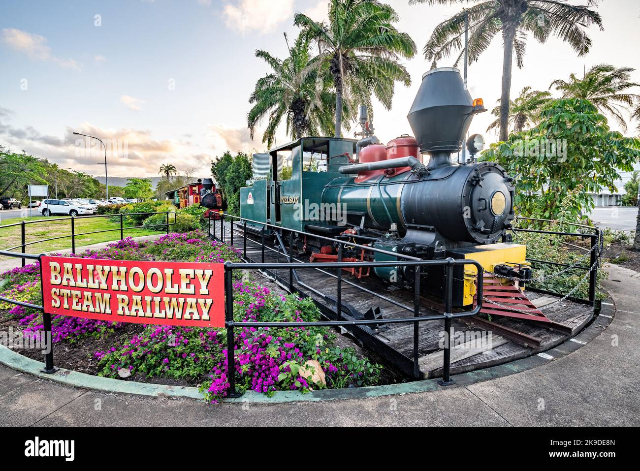 Retired steam engine 'Nelson' at the Ballyhooley Steam Railway, Port ...