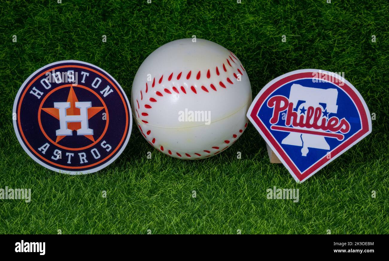 2022 mlb world series logo hi-res stock photography and images - Alamy