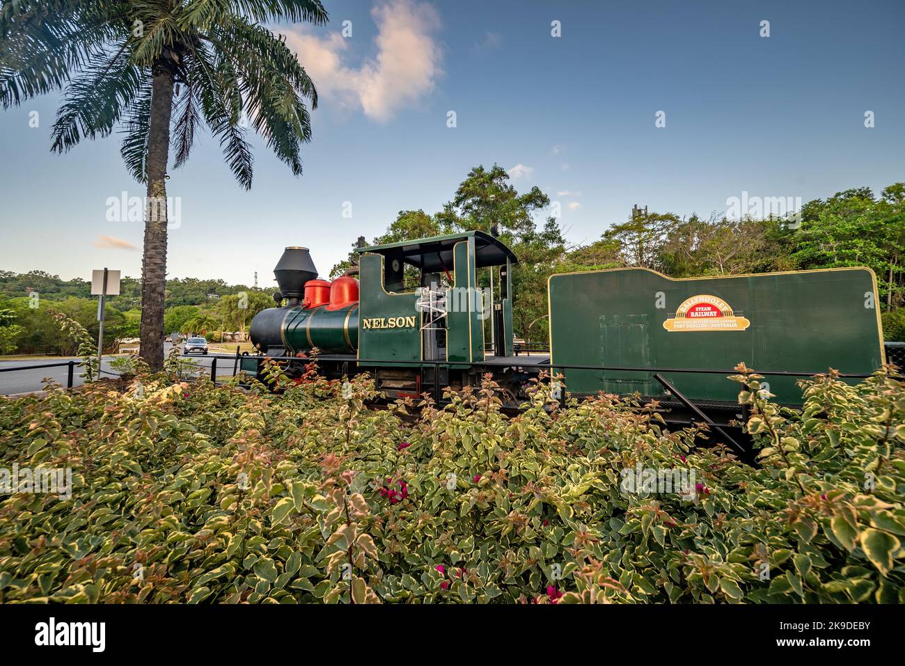 Port Douglas, Queensland, Australia: Retired steam engine Nelson at the ...