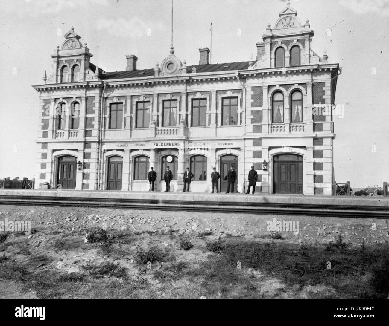 Central Halland Railway, MHJ, Falkenberg station Stock Photo - Alamy