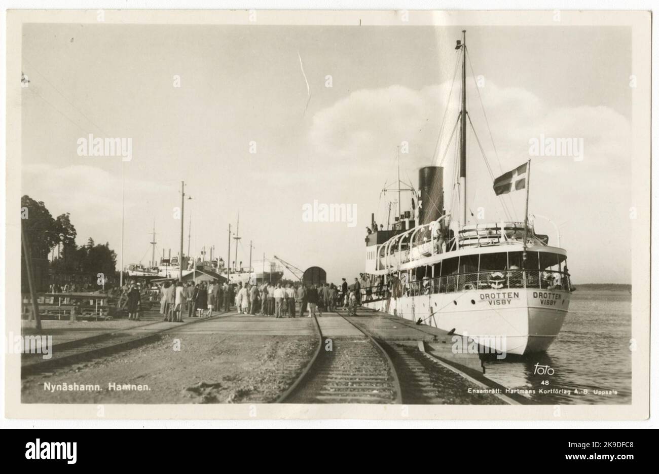 Quay ship Cut Out Stock Images & Pictures - Alamy