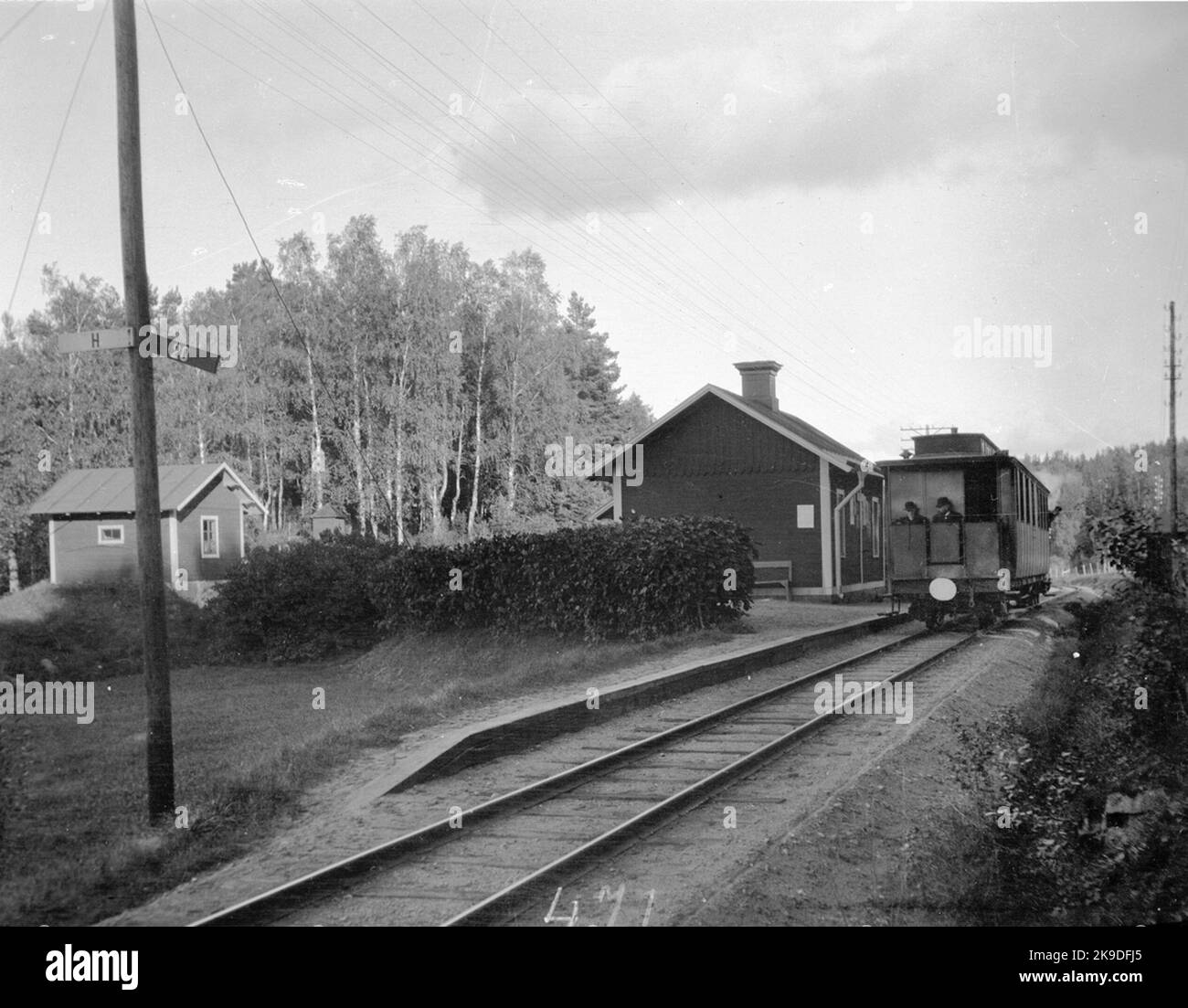 Stop and track guard Stock Photo - Alamy