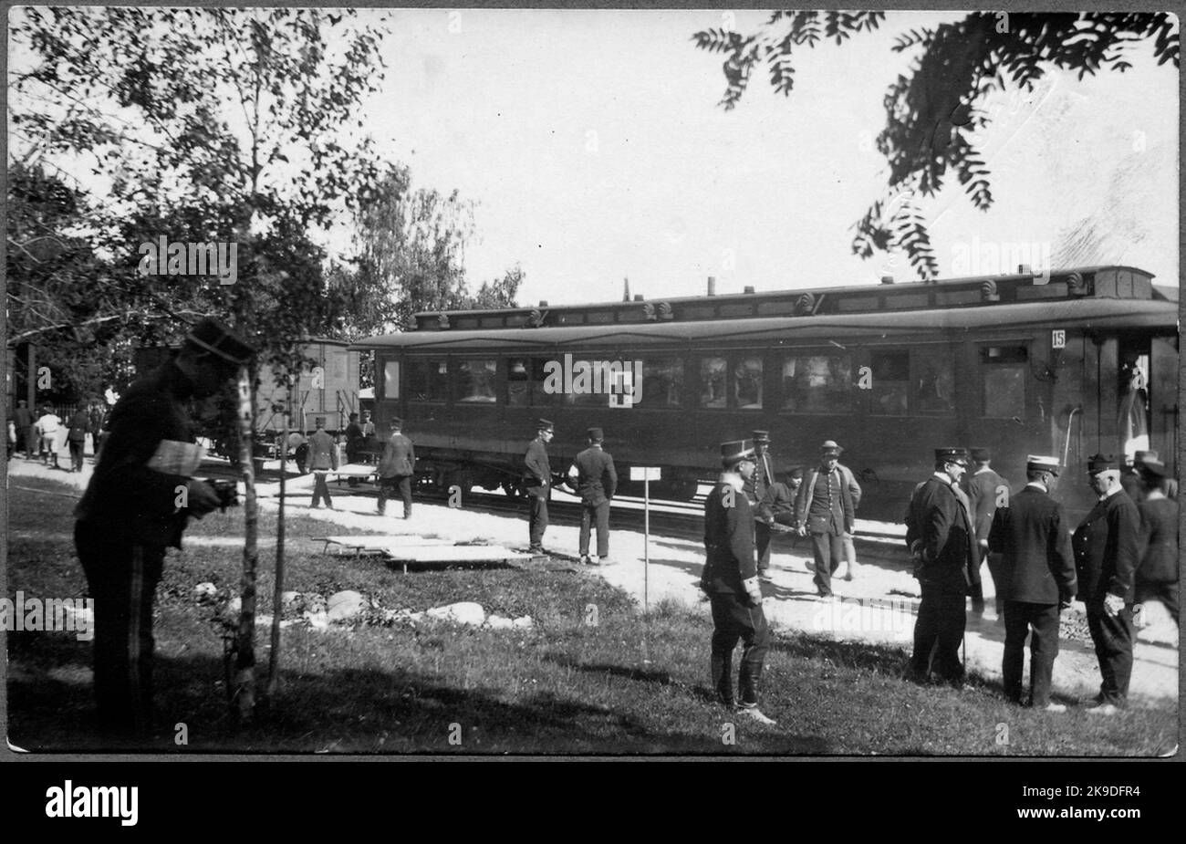 First train Russia - Germany with war invalids from Haparanda. The ...