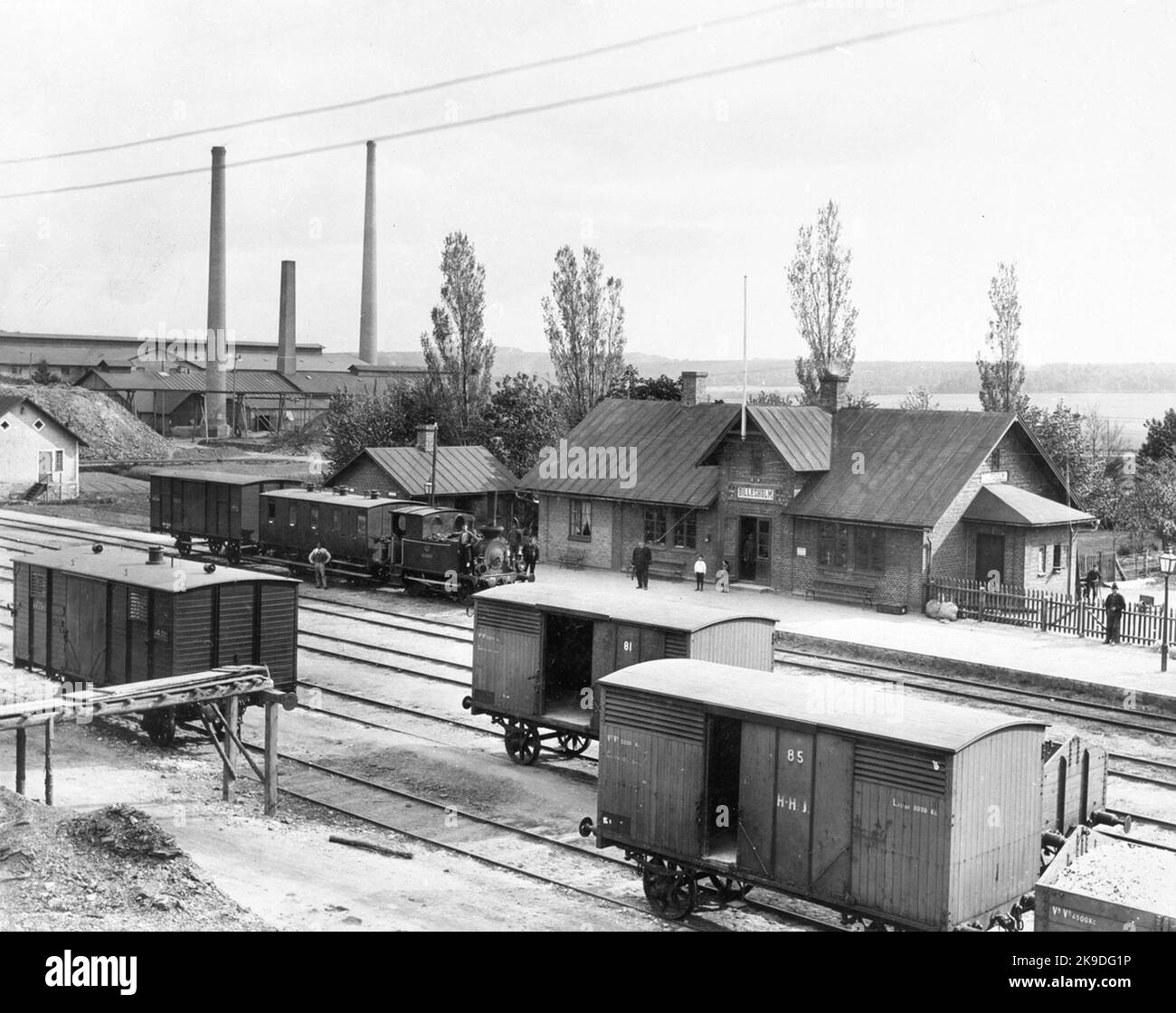 Helsingborg - Hässleholms Railways, Hhj Lok 9 "Billesholm Stock Photo ...