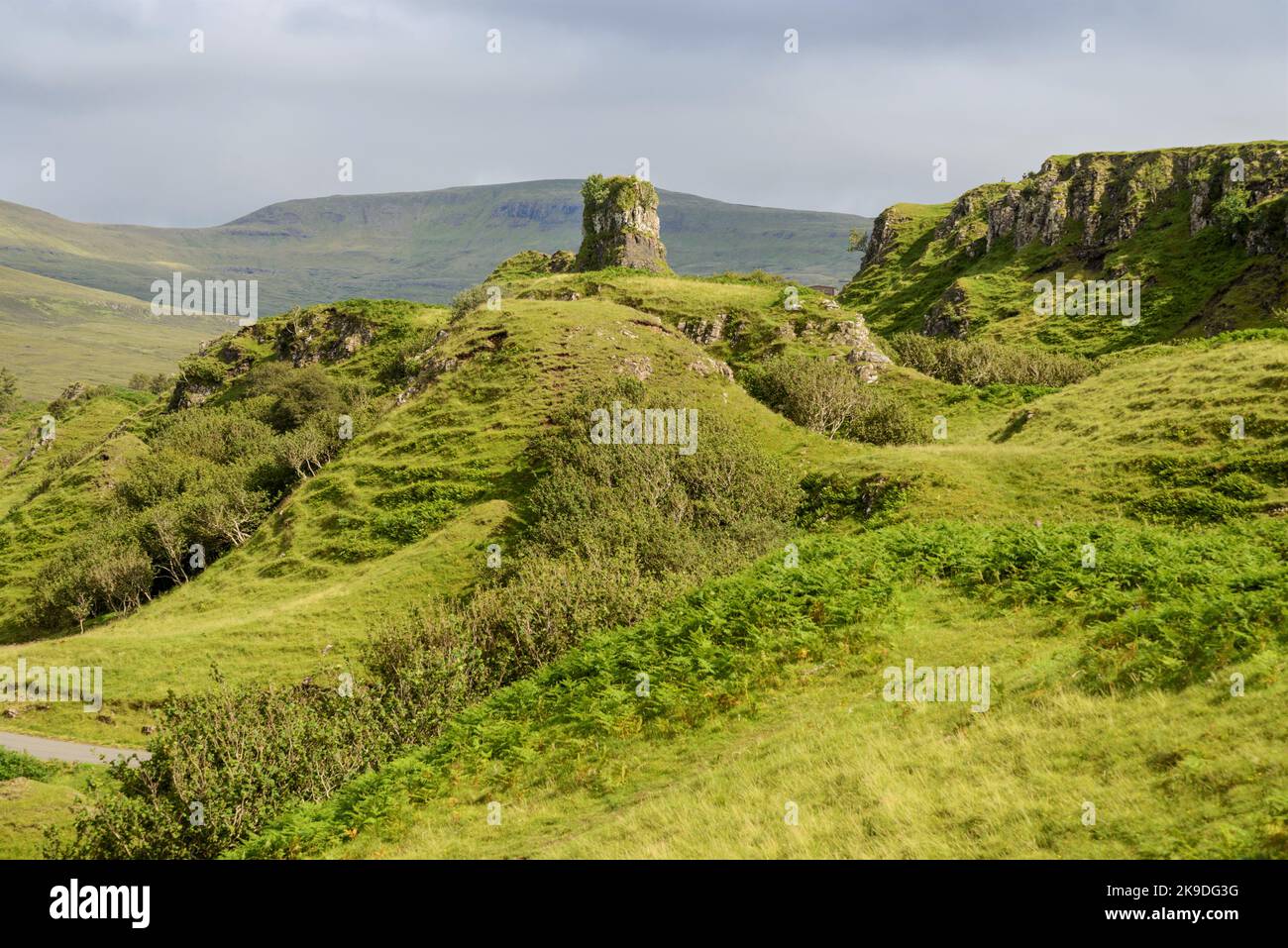 Castle like rocky basalt prominence,with beautiful views of surrounding ...