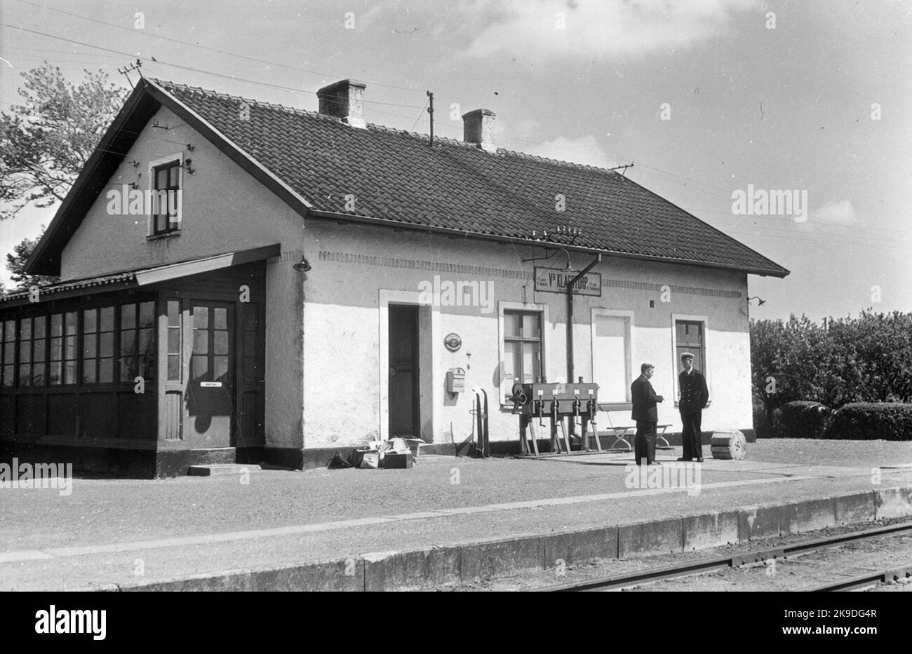 Västra Klagstorp station was built in 1907 by Malmö - Trelleborg ...