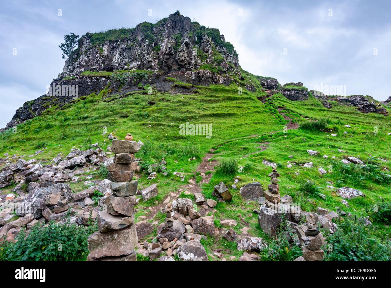 Castle like rocky basalt prominence,with beautiful views of surrounding ...