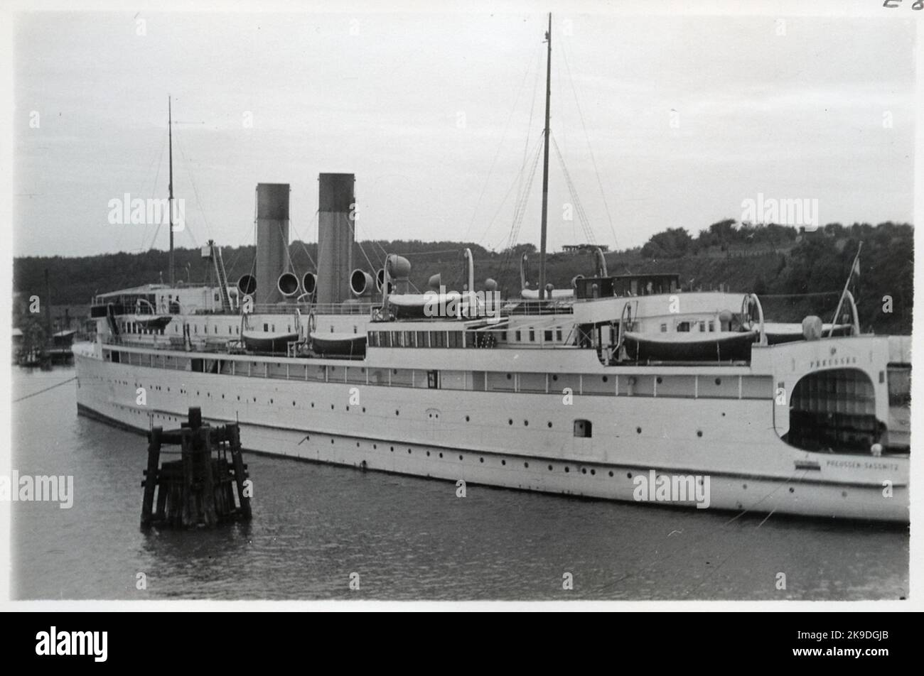 The train ferry S/S Prussia Stock Photo - Alamy