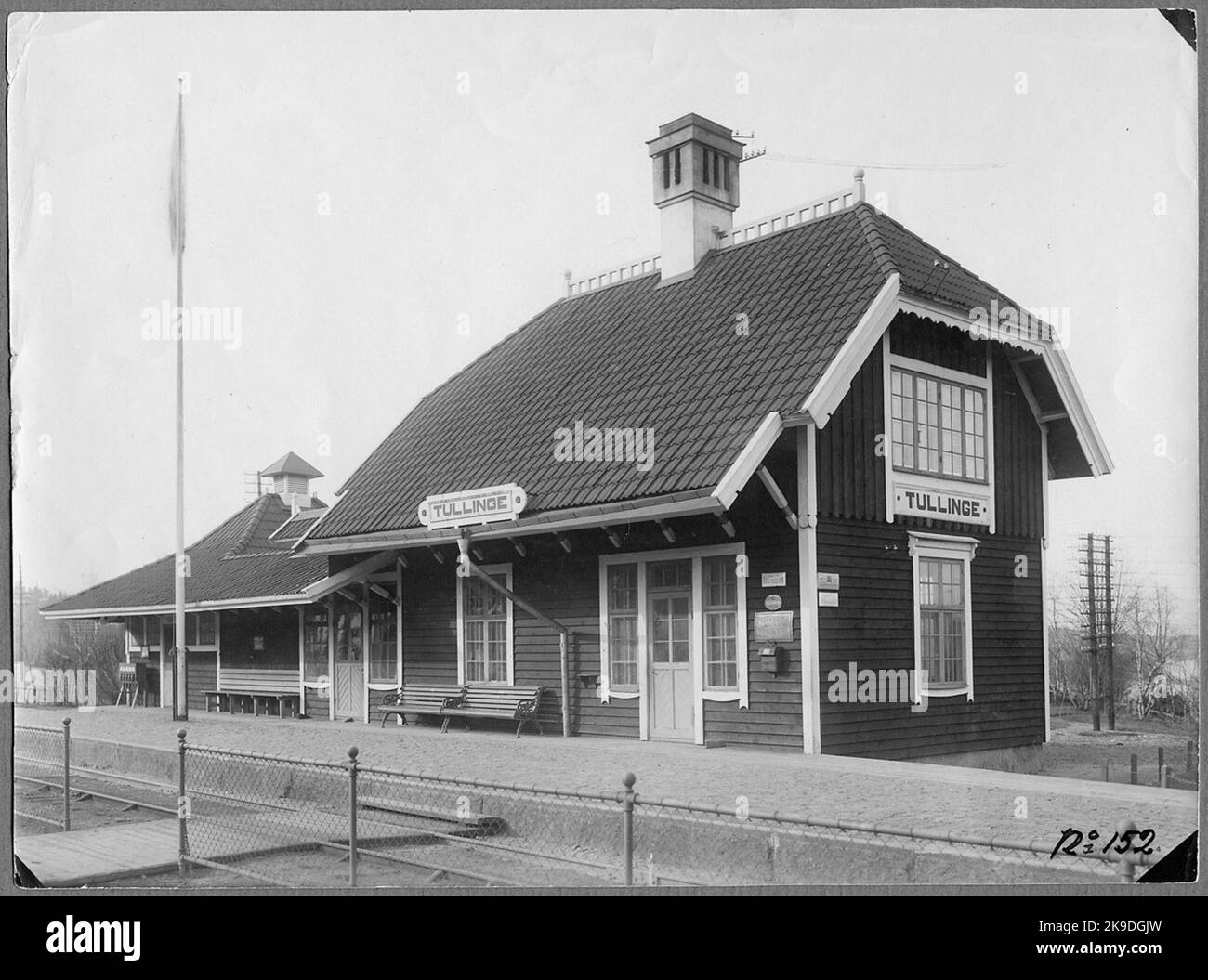 Tullinge station house Stock Photo - Alamy