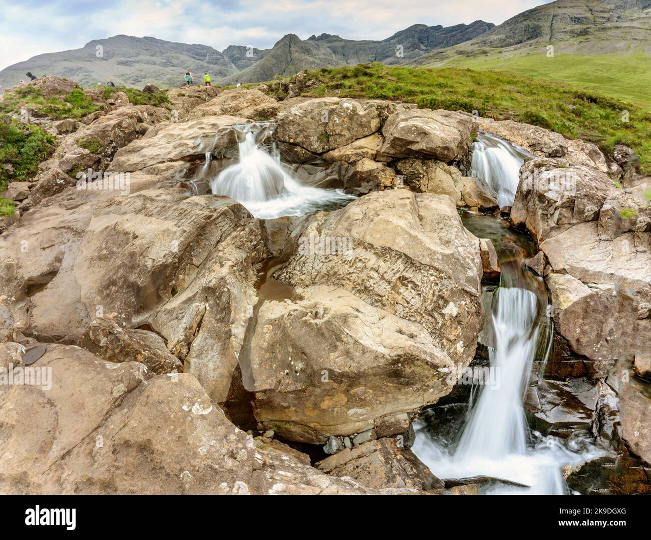 Isle of Skye,Scotland,United Kingdom-July 27 2022: Tourists visiting ...