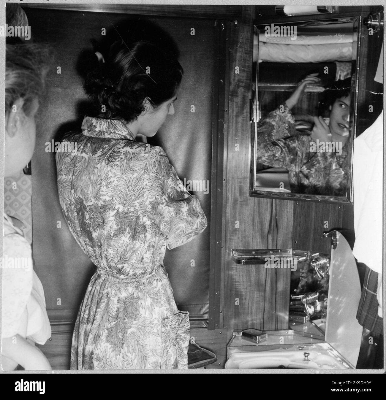 Traveling with 3rd grade sleeping compartment. State Railways, SJ Abo5 ...