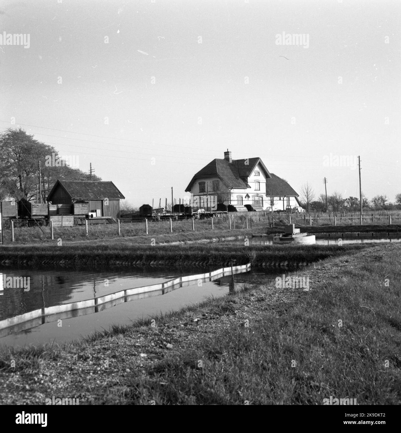 When closing Billesholm - Landskrona Stock Photo - Alamy