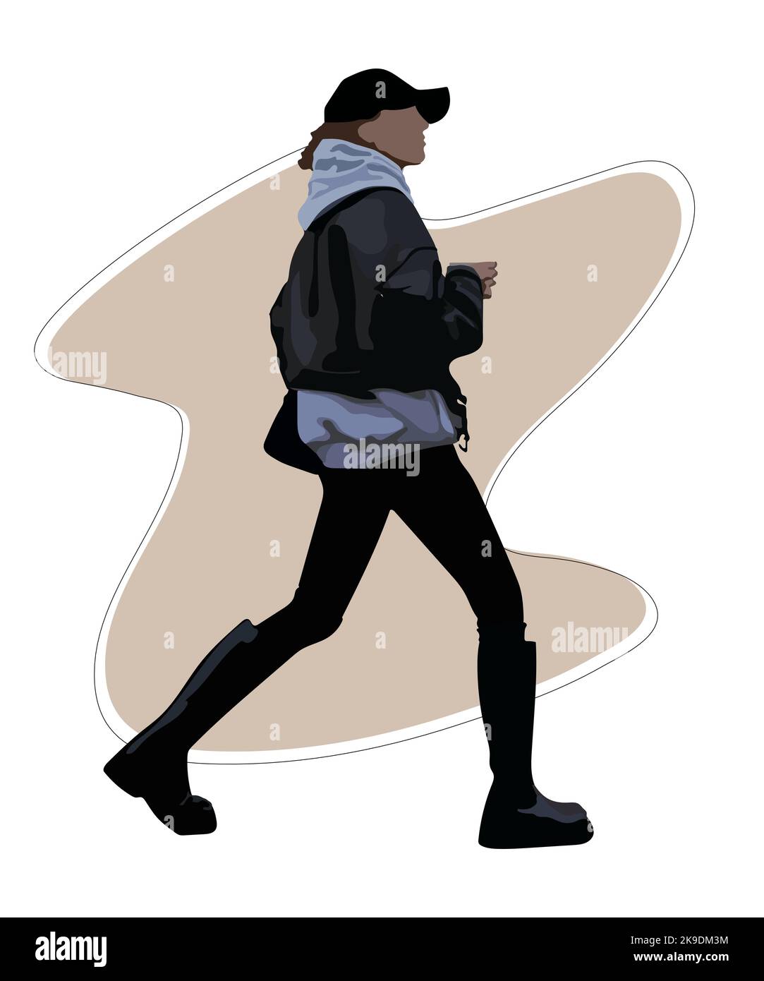 Side street walk Stock Vector Images - Alamy