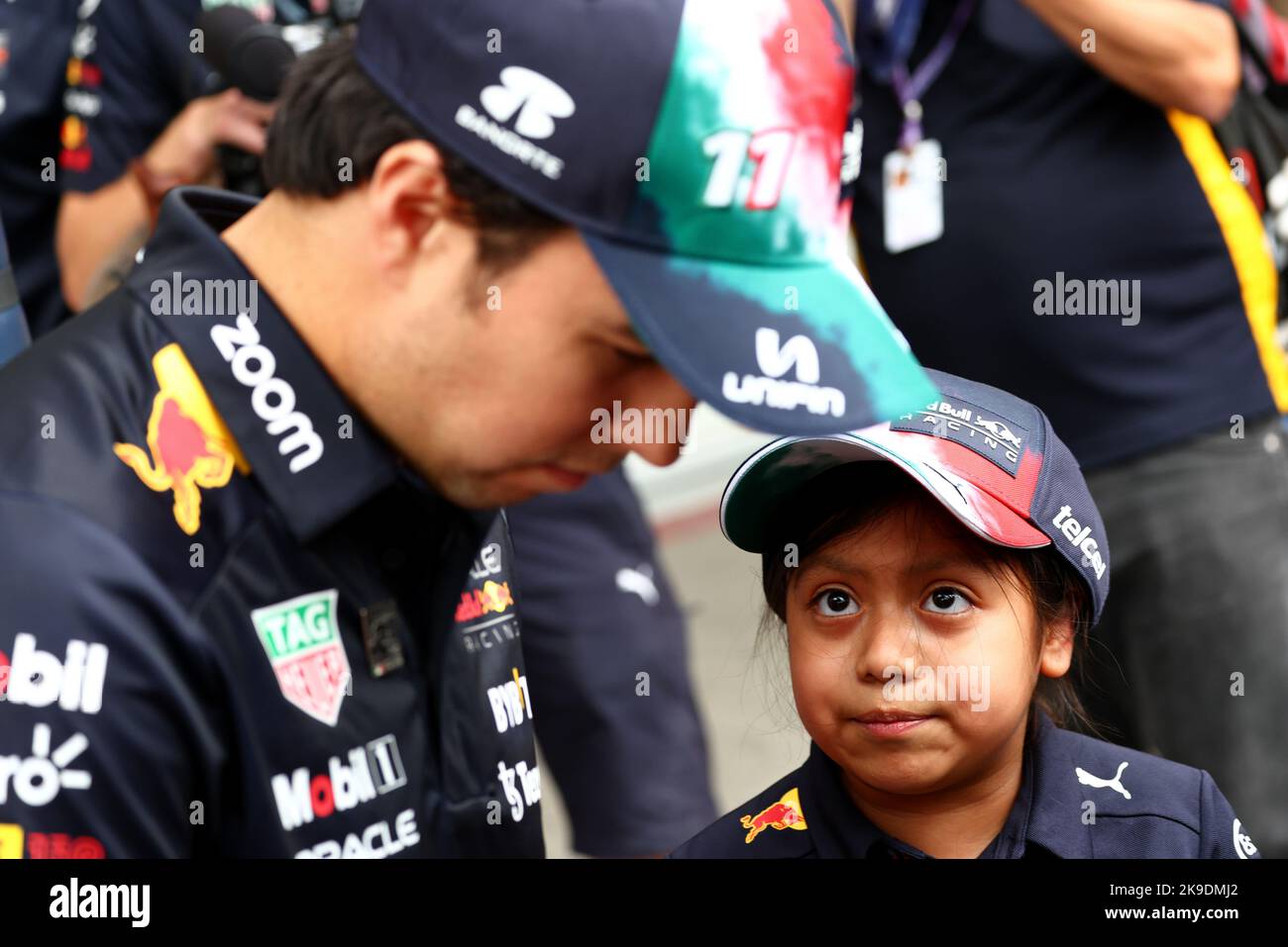 Mexico City, Mexico. 27th Oct, 2022. (L to R): Sergio Perez (MEX) Red ...