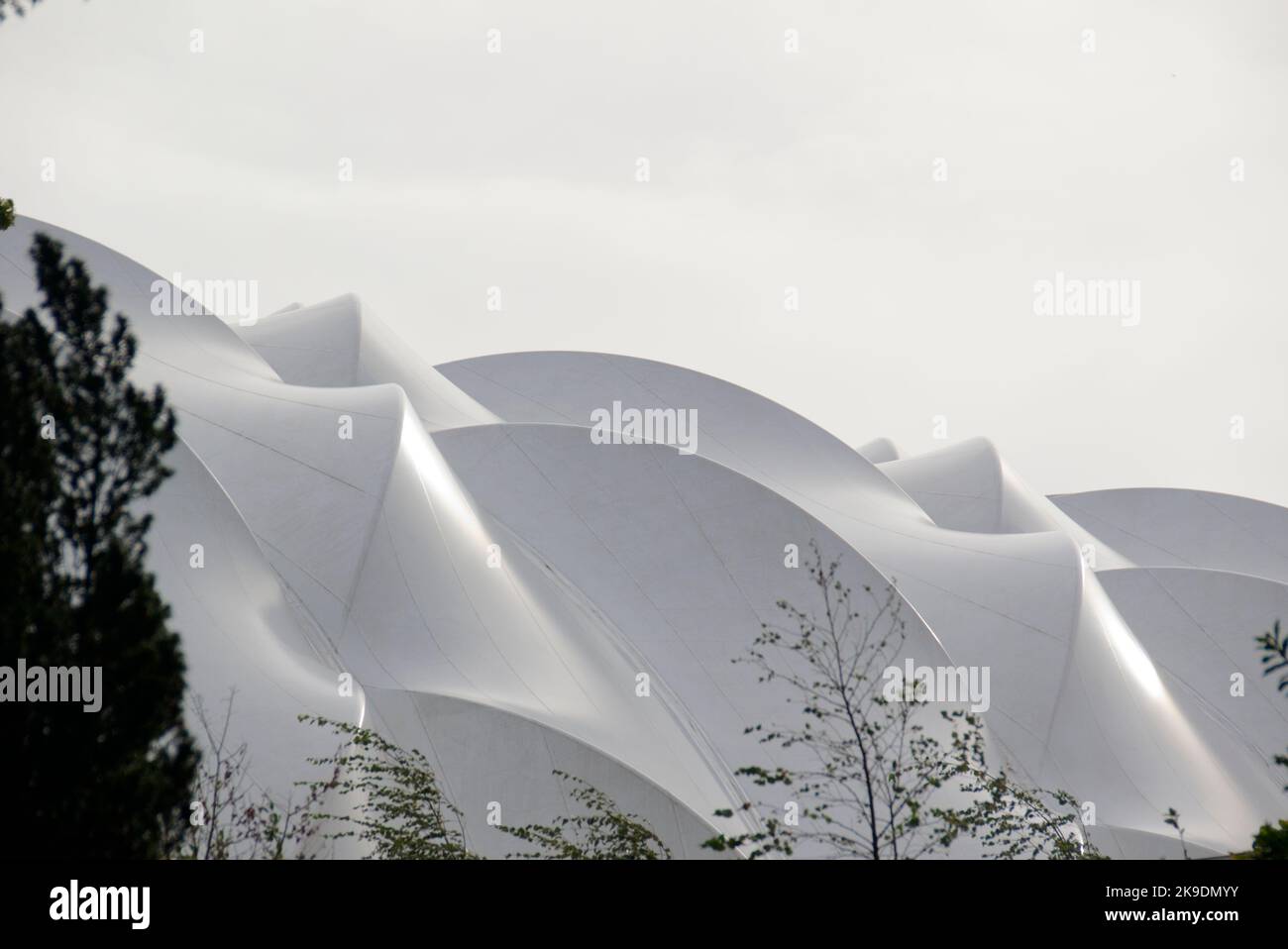 Roof of Oriam performance centre, Heriot Watt, Edinburgh Stock Photo ...
