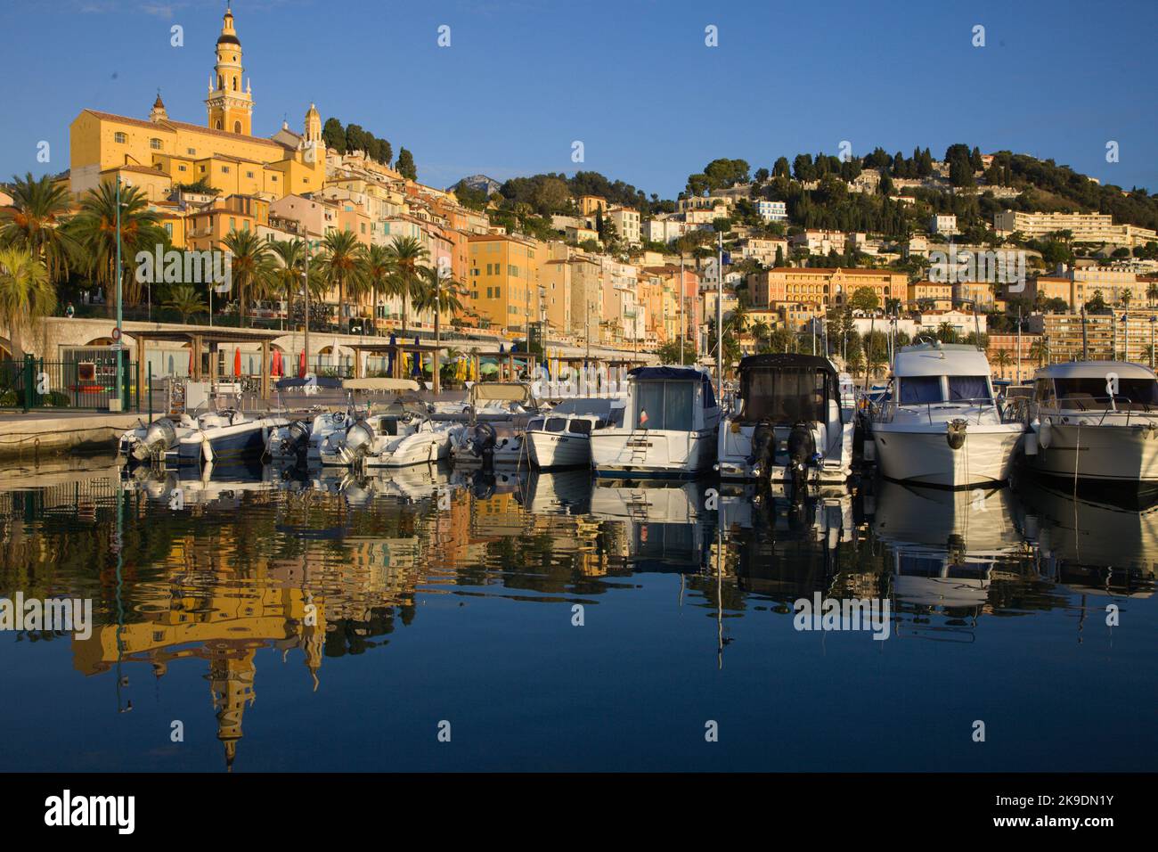 The old port of menton hi-res stock photography and images - Alamy