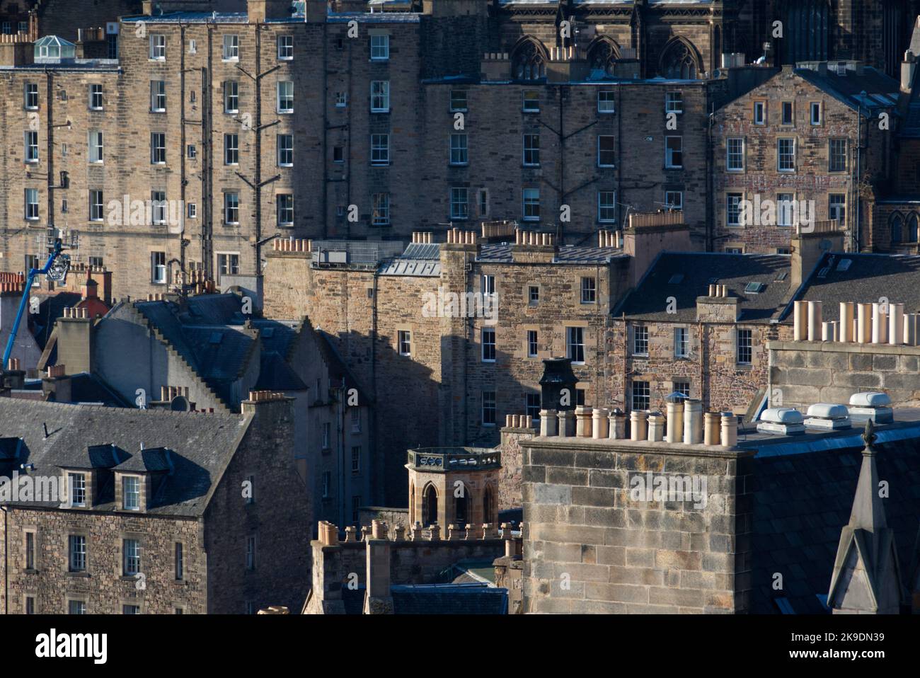 Traditional edinburgh tenement hi-res stock photography and images - Alamy