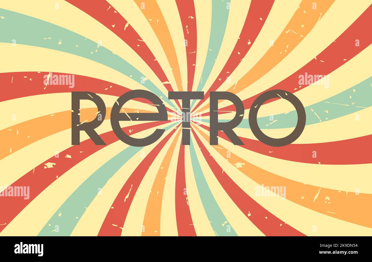 Comics rays background in old style with Text Stock Vector Image & Art ...