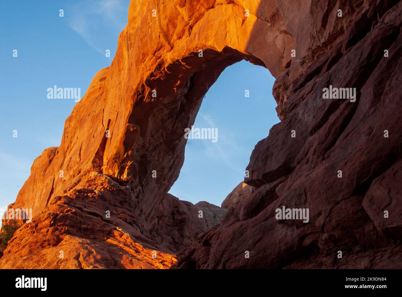Windows Arch in Arches National Park, Utah Stock Photo - Alamy
