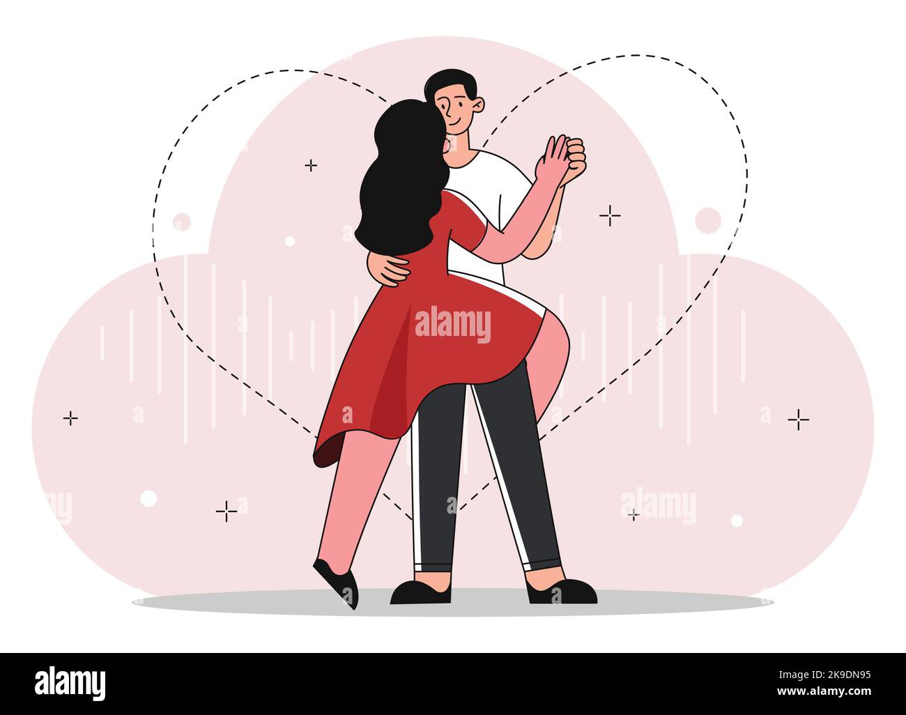 Couple dancing concept Stock Vector Image & Art - Alamy