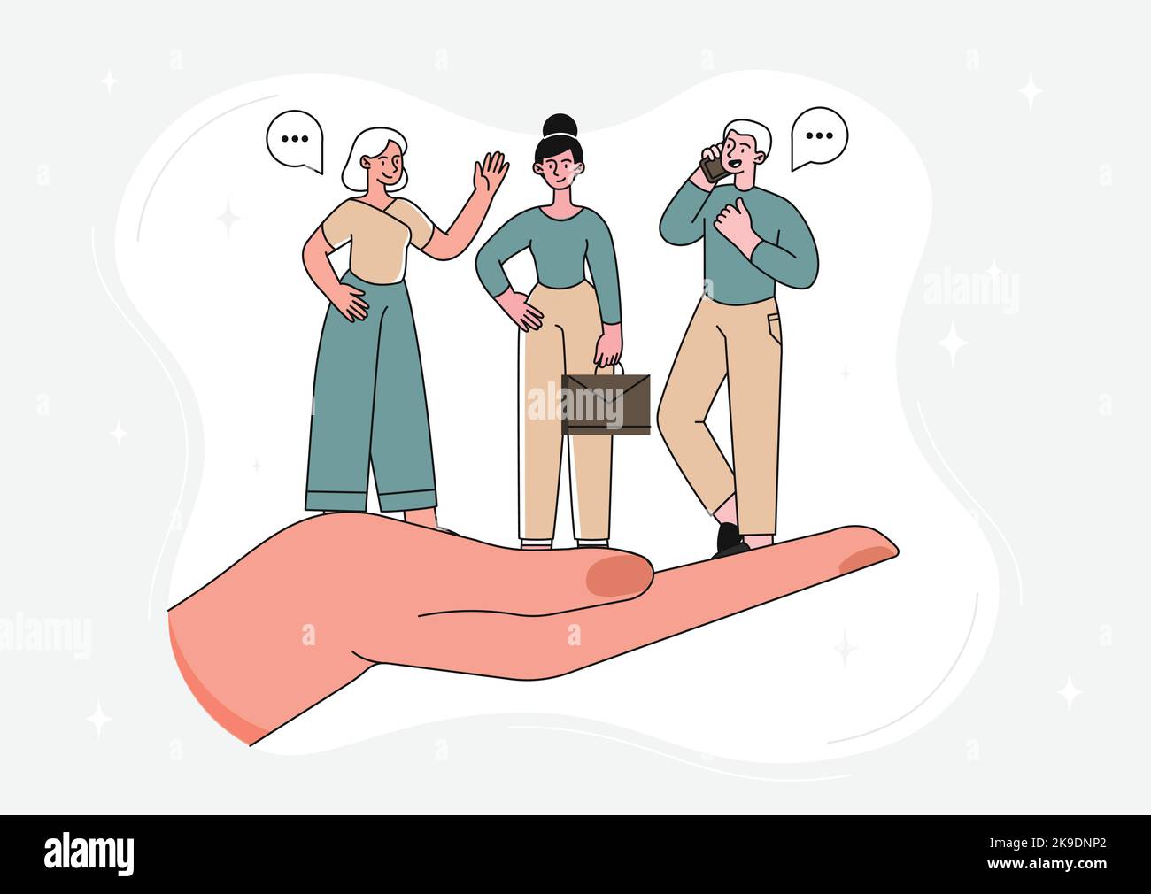 Employee retention concept Stock Vector Image & Art - Alamy