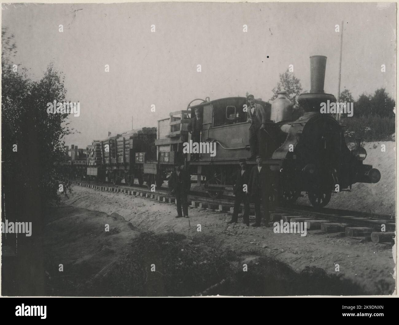 The State Railways, SJ QR 282 "Merkur". The steam locomotive was built ...