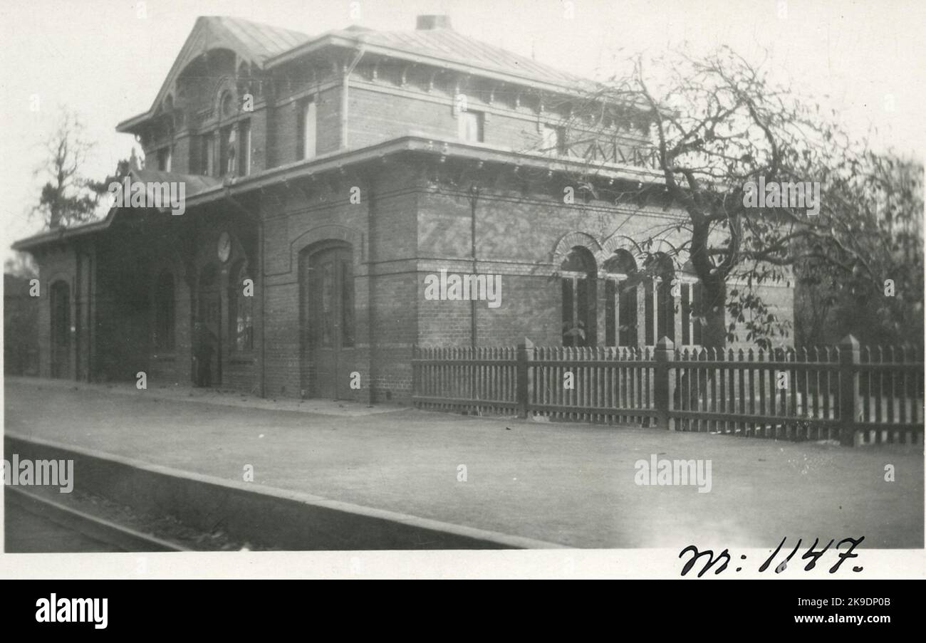 Halmstad Norra station Stock Photo - Alamy