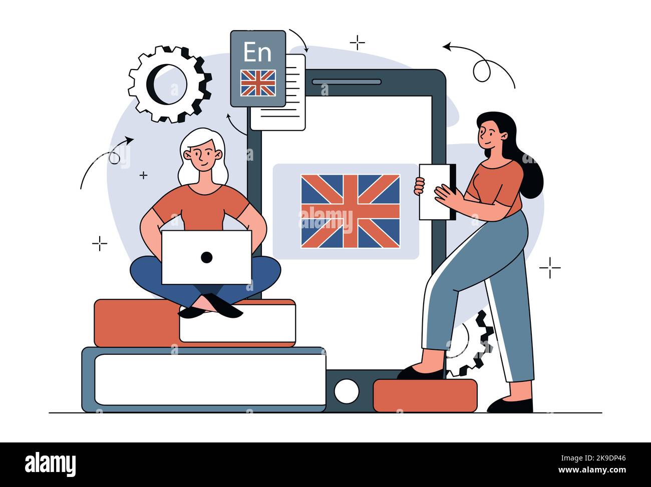 English flag digital Stock Vector Images - Alamy