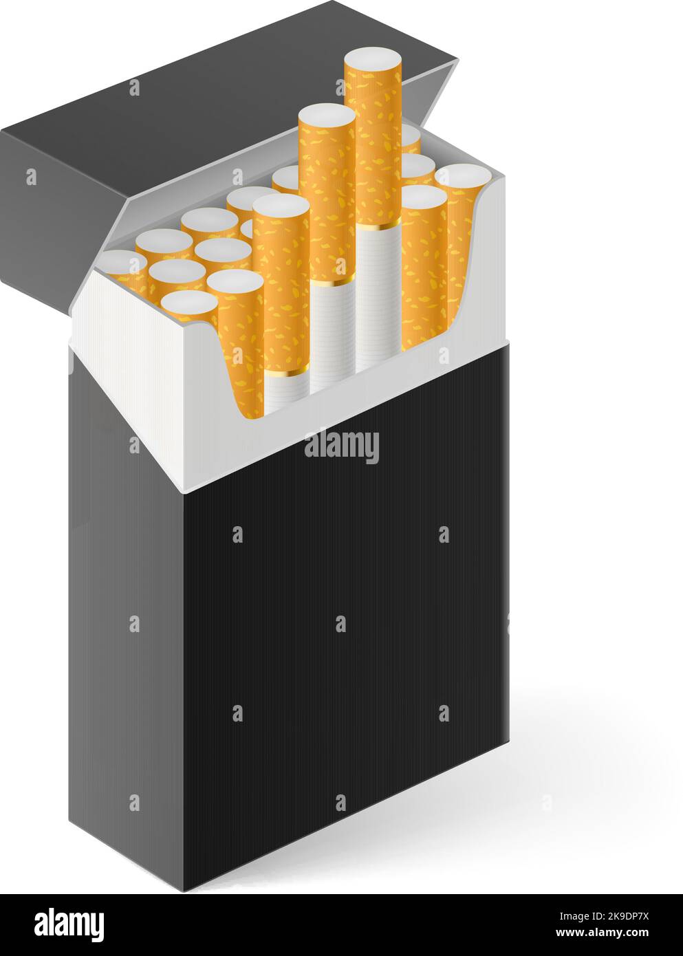 Cigarettes tobacco case Stock Vector Images - Alamy