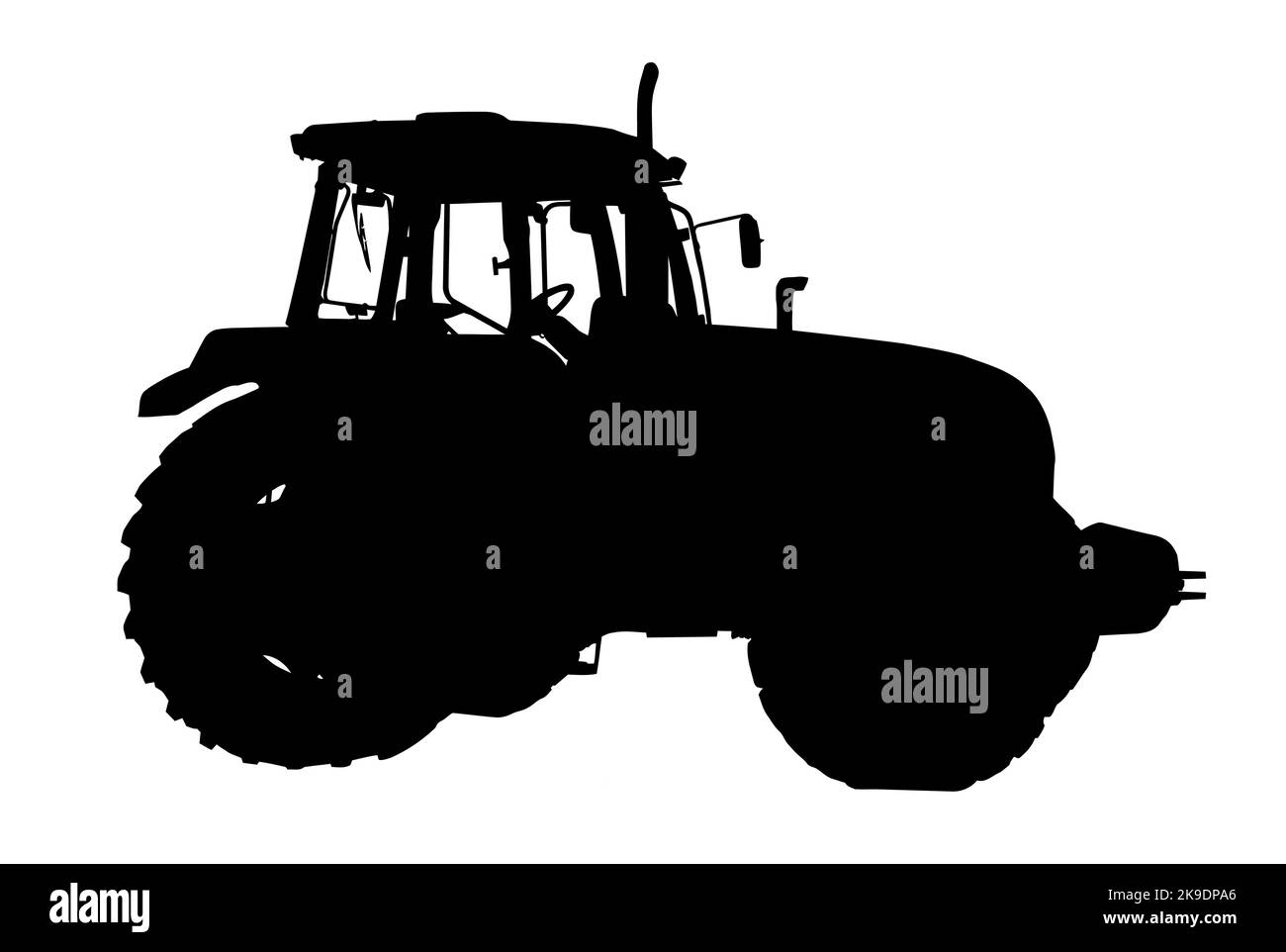 Tracktor vector vectors Black and White Stock Photos & Images - Alamy