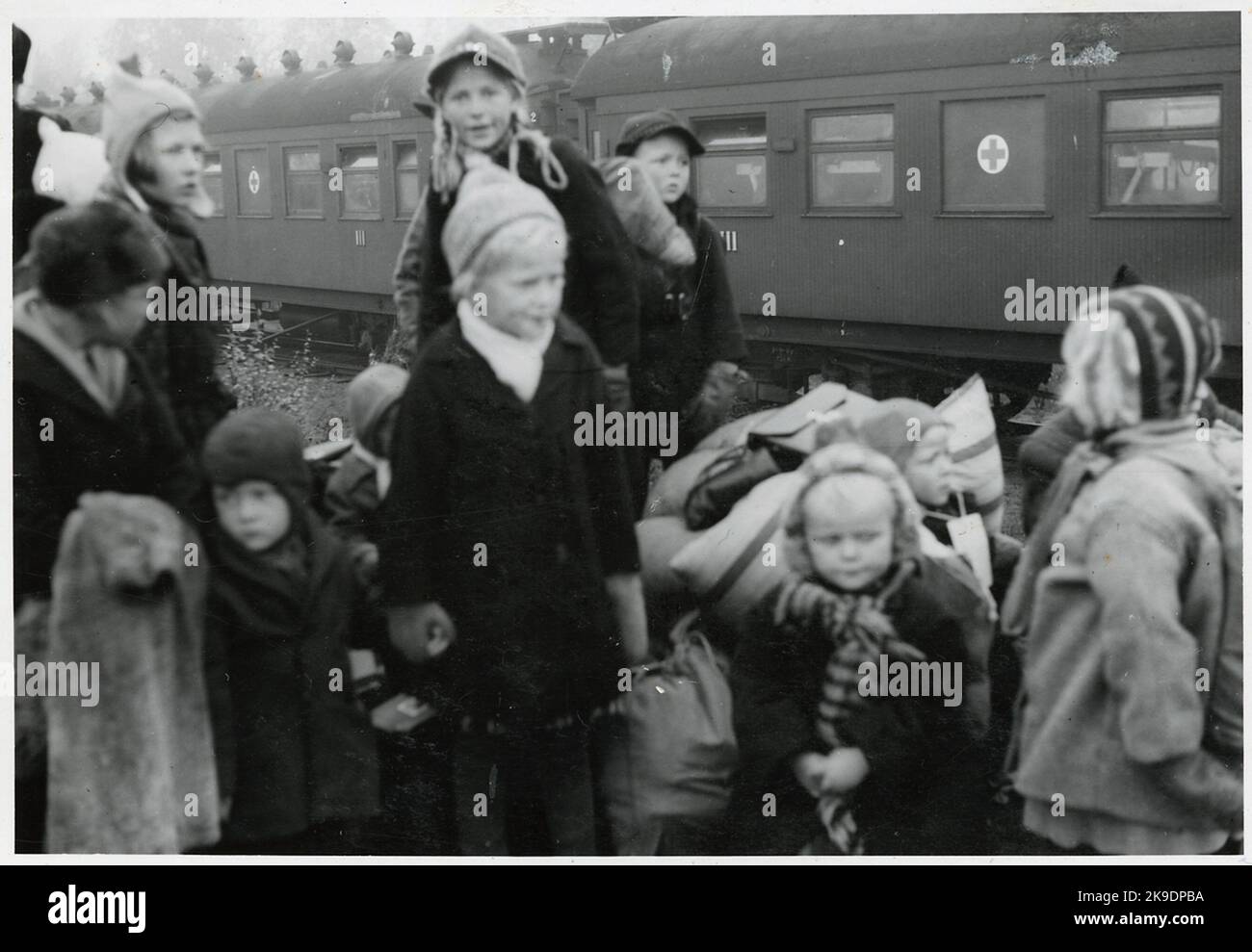 Finnish refugees in Haparanda, autumn 1944 Stock Photo - Alamy