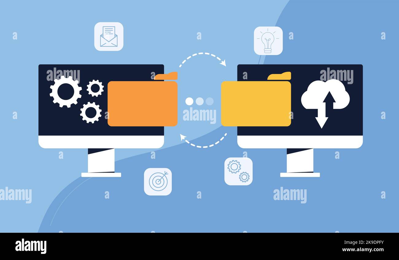 Encrypted files Stock Vector Images - Alamy