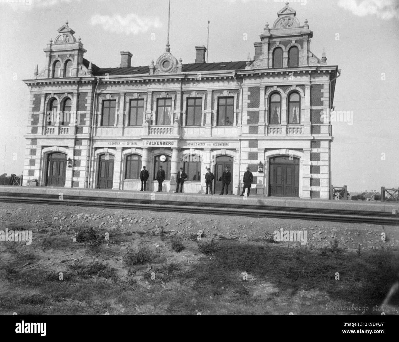 Central Halland Railway, MHJ, Falkenberg station Stock Photo - Alamy