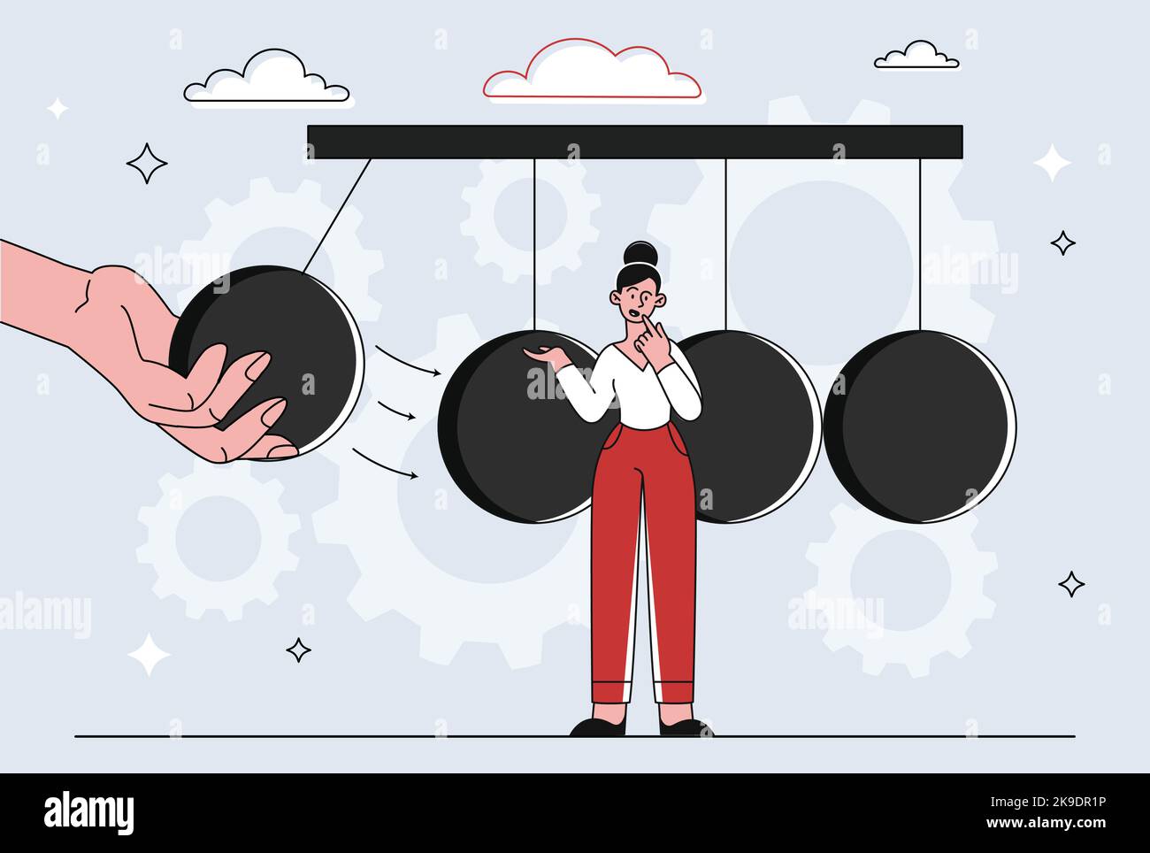 Positive momentum Stock Vector Images - Alamy