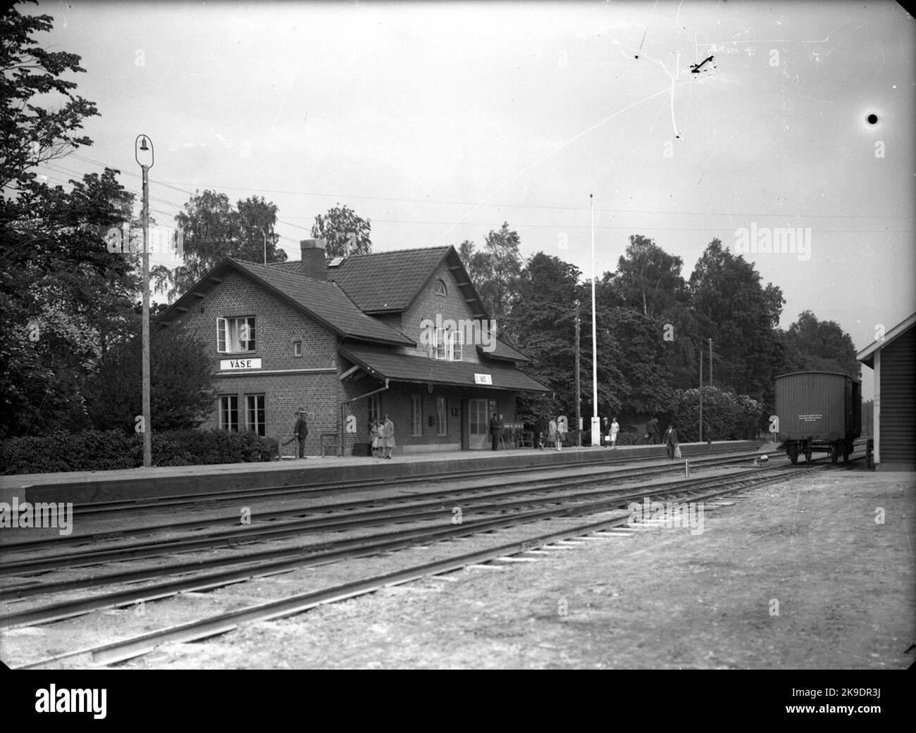 The station opened for traffic on October 1, 1869. The building (single ...