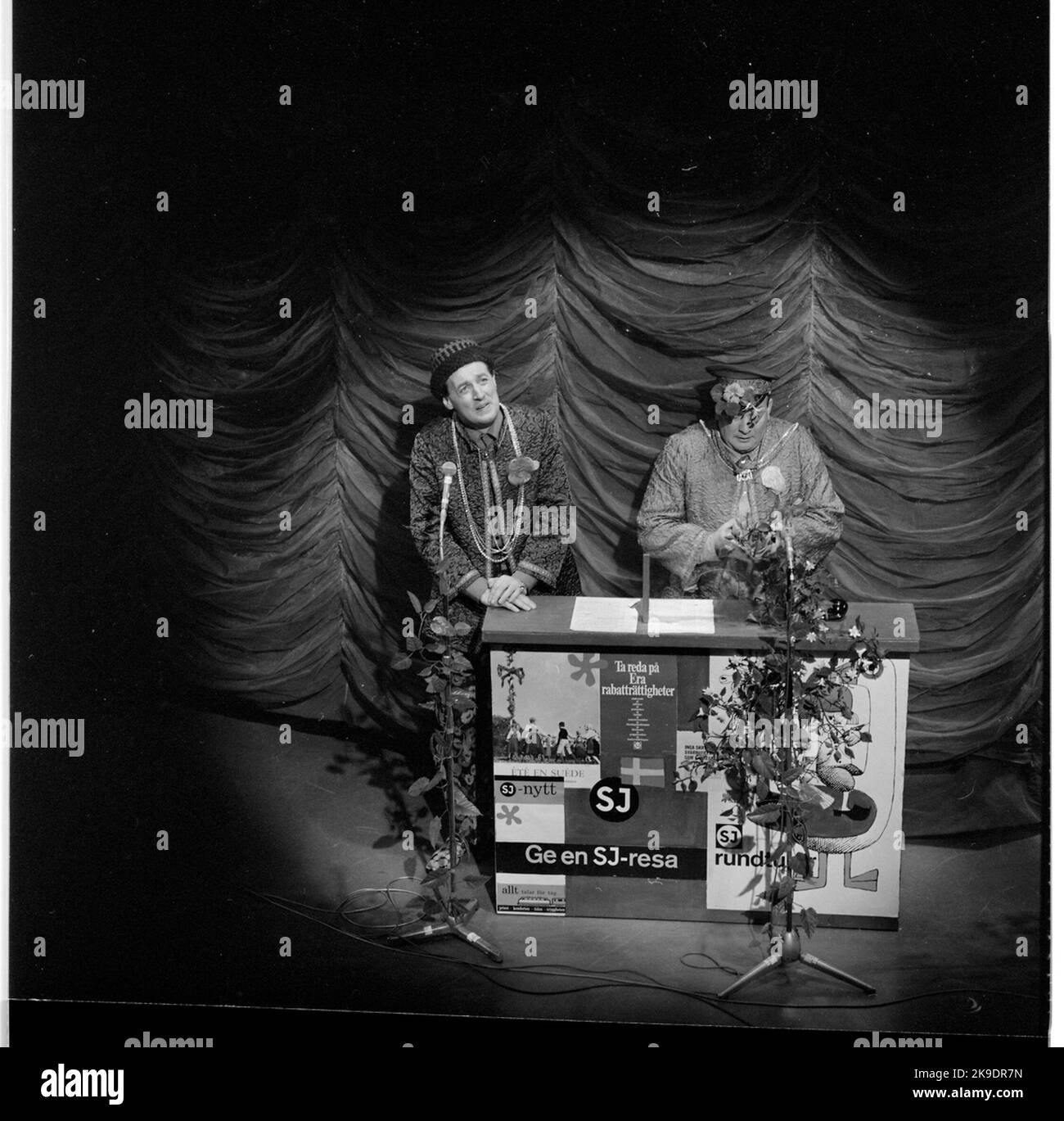 The show with advertising poster Stock Photo - Alamy