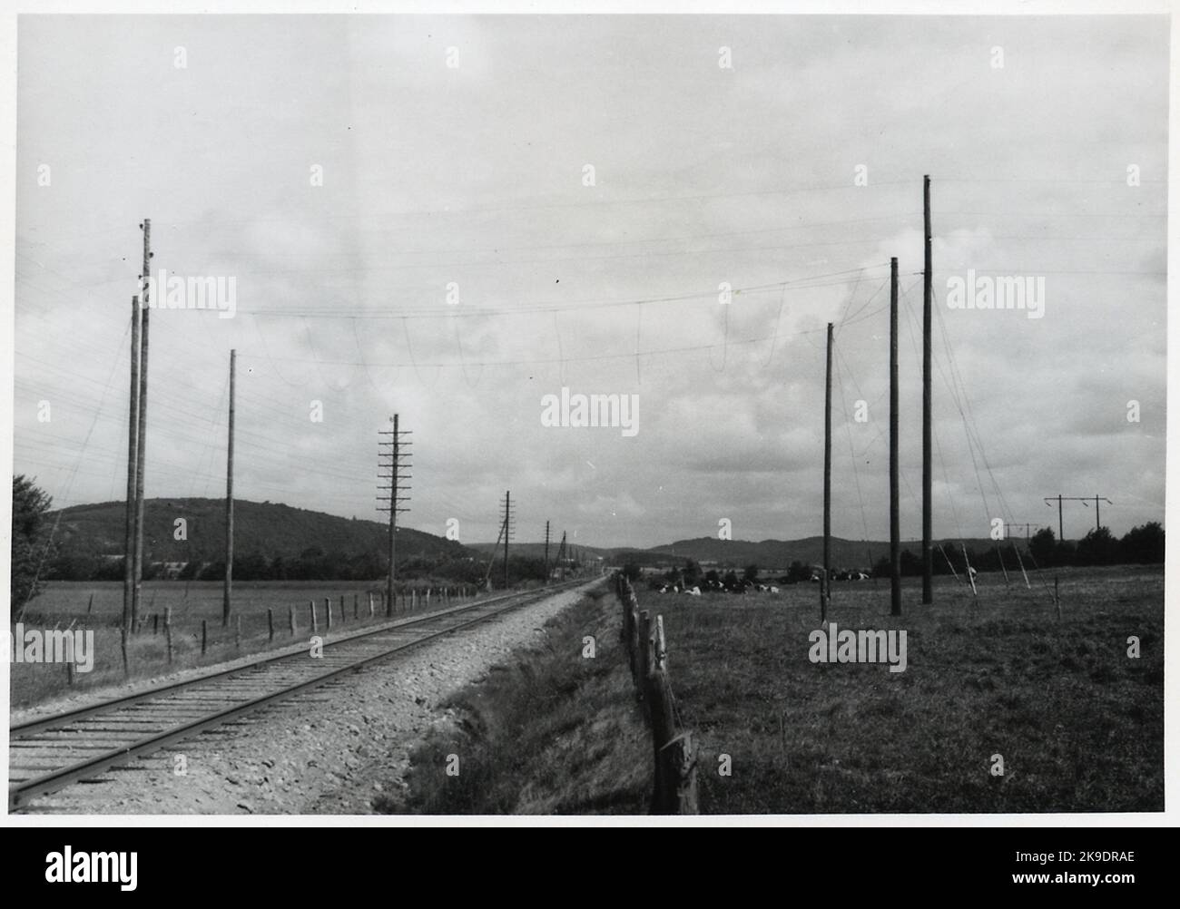 The line between Varberg and Tofta Stock Photo - Alamy