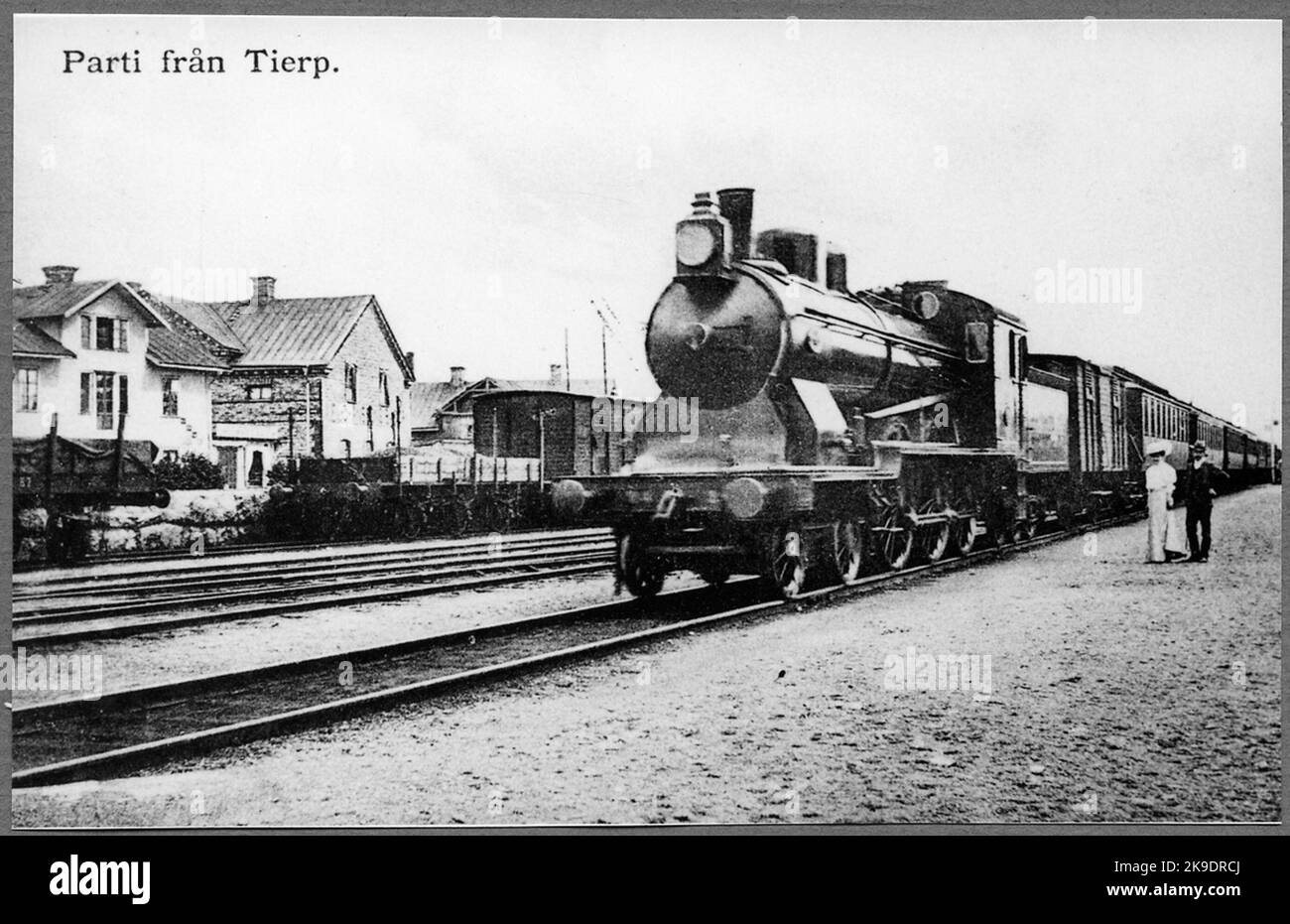 Uppsala - Gävle Railway, UGJ B 24 at Tierps Station Stock Photo - Alamy