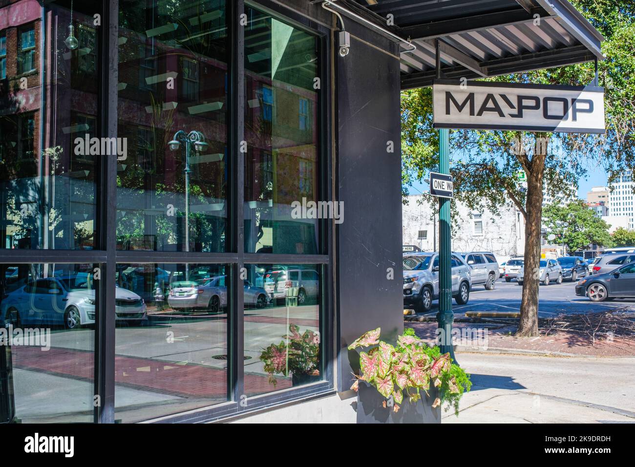 NEW ORLEANS, LA, USA - OCTOBER 26, 2022: Maypop Restaurant in the ...
