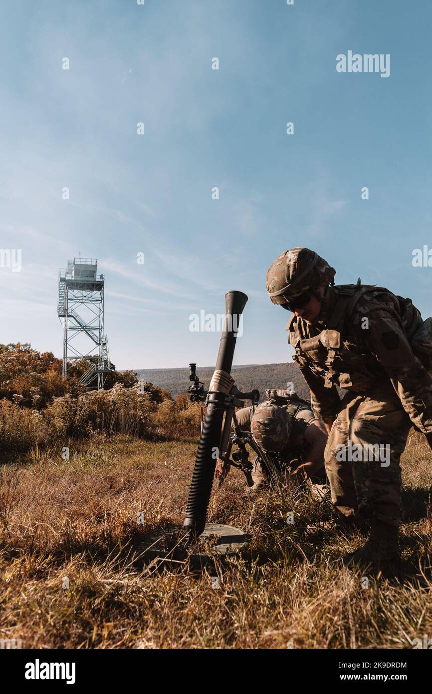 U.S. Soldiers with the 1-110th Infantry Battalion, 2nd Infantry Brigade ...