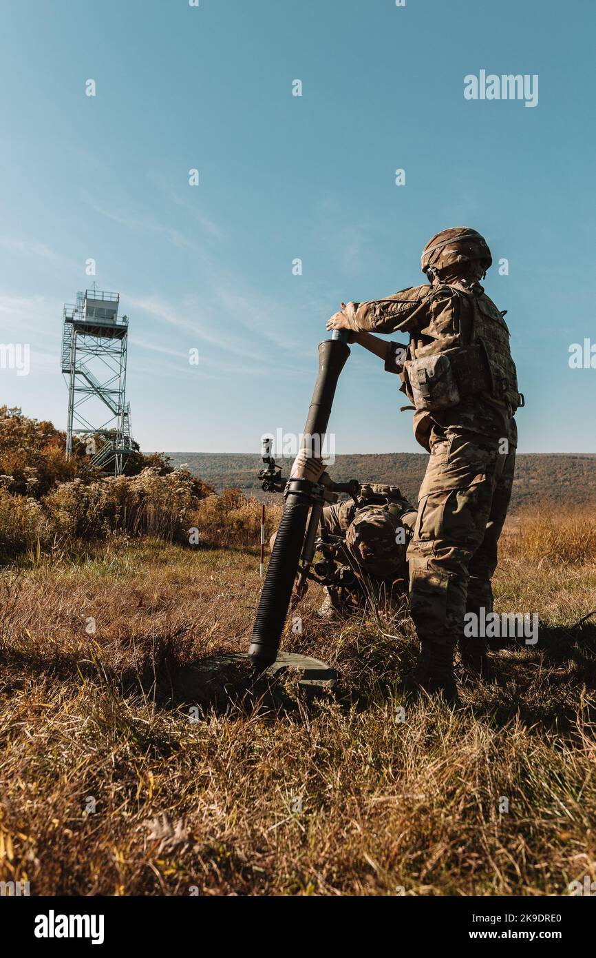 U.S. Soldiers with the 1-110th Infantry Battalion, 2nd Infantry Brigade ...