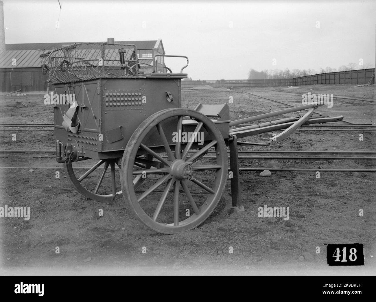 Representative for a cook wagon Stock Photo - Alamy