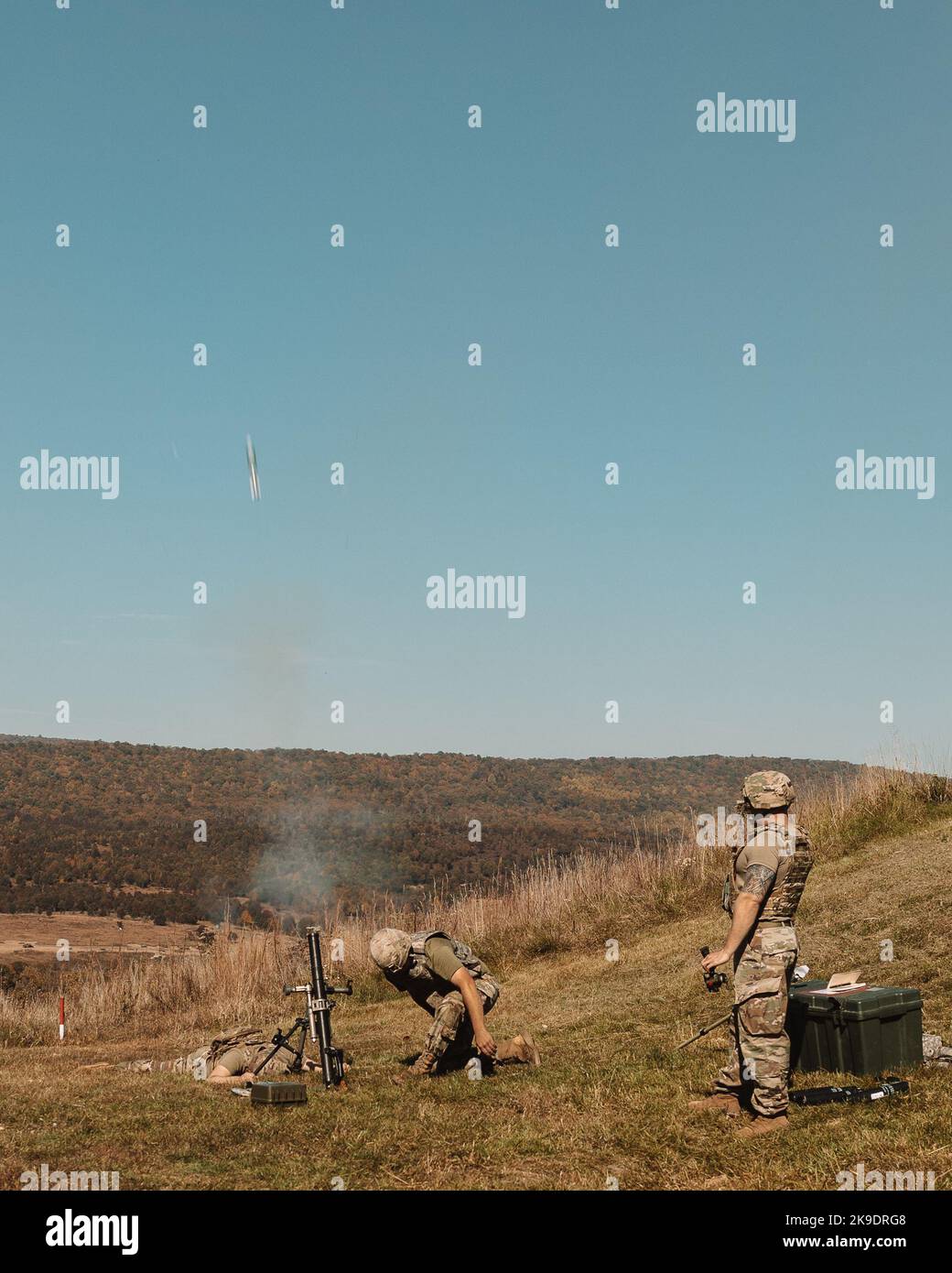 U.S. Soldiers with the 1-110th Infantry Battalion, 2nd Infantry Brigade ...