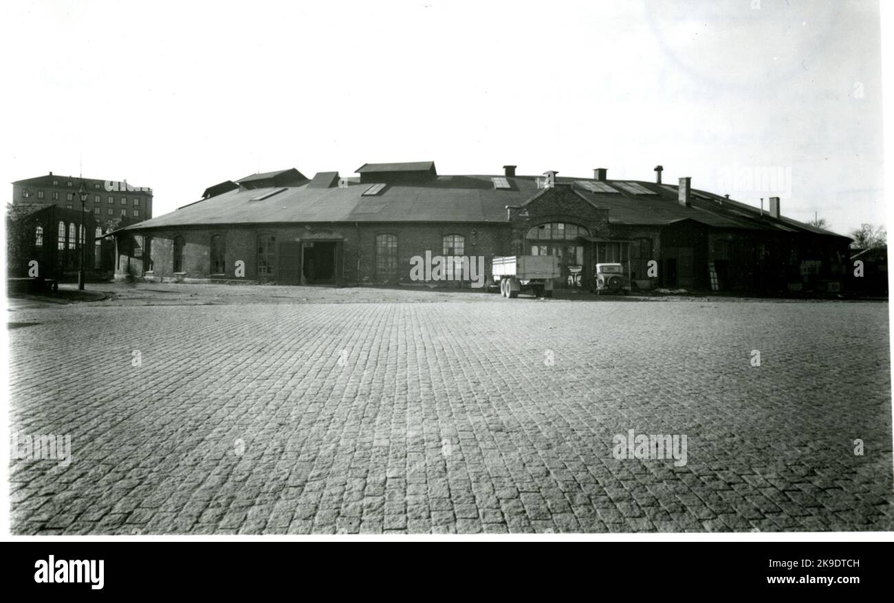 Old workshop area in Gothenburg at Nils Ericsonsgatan (b. Norra ...