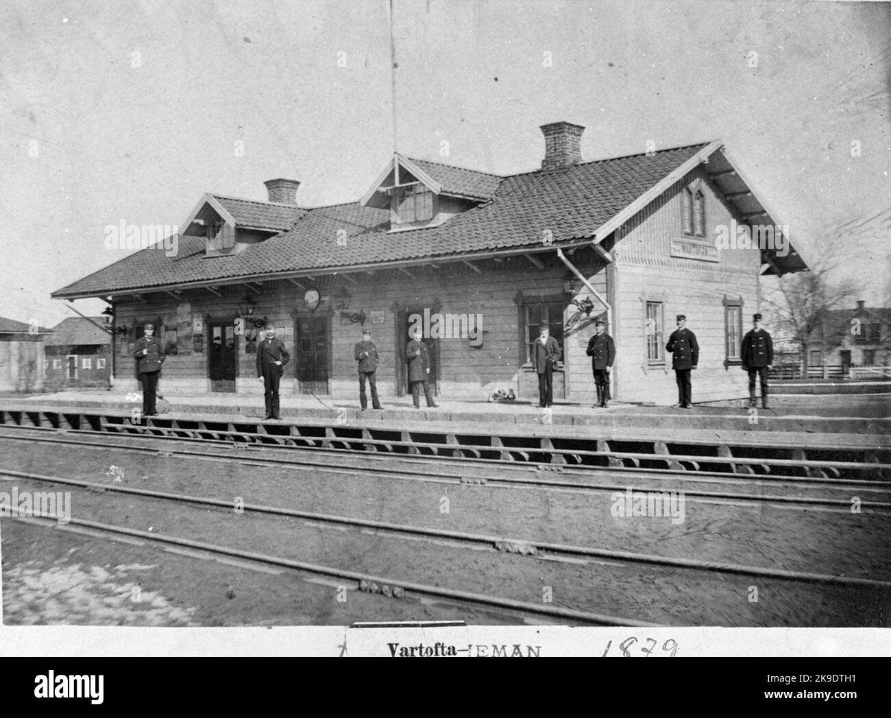 The station was built in 1862. One -story station building in wood ...